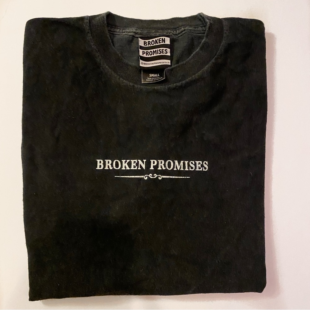 Broken Promises Feeled Guide Black T-Shirt - Gem